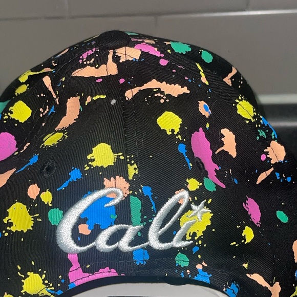 Other | Cali Paint Splatter Snapback Hat | Poshmark